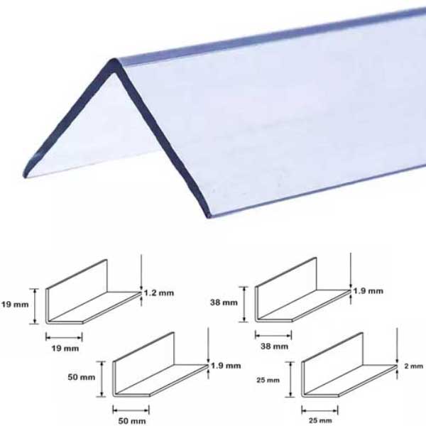 Shop Top Quality 1 Meter Transparent Corner Protector Plastic PVC 90 ...